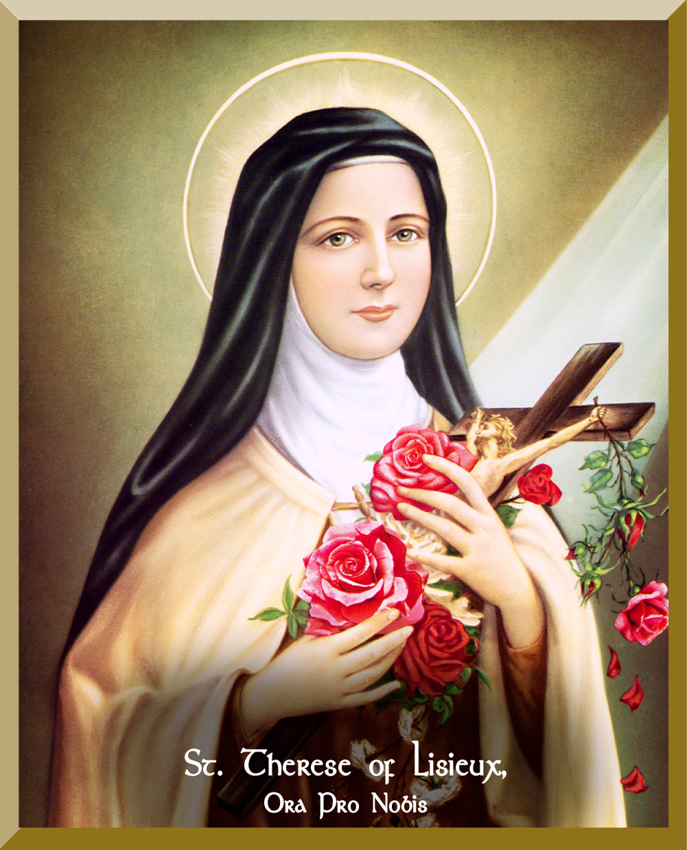 St. Therese of Lisieux 3x4 Wall Plaque - Catholic to the Max - Online ...