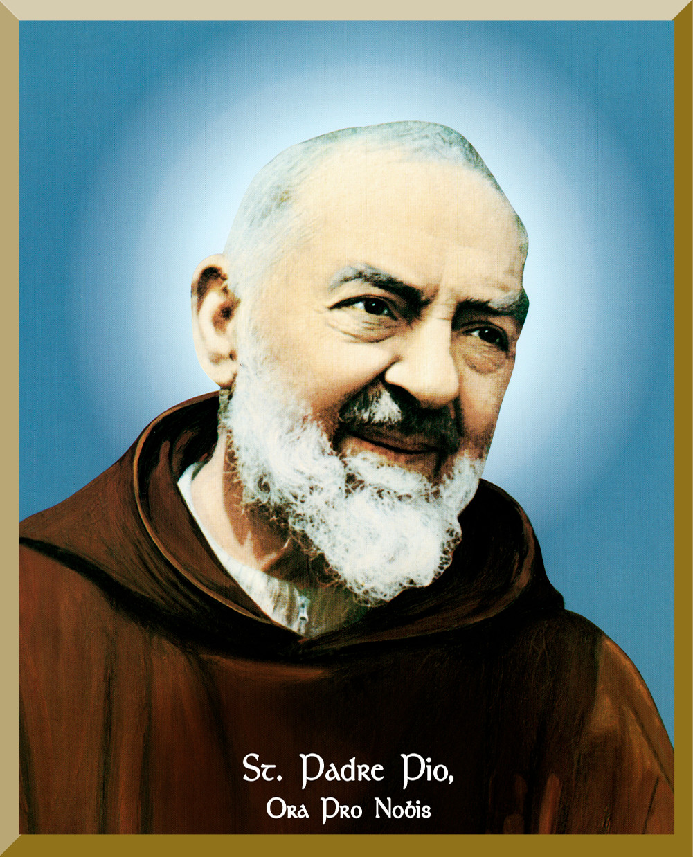 Padre Pio 3x4 Wall Plaque - Catholic to the Max - Online Catholic Store