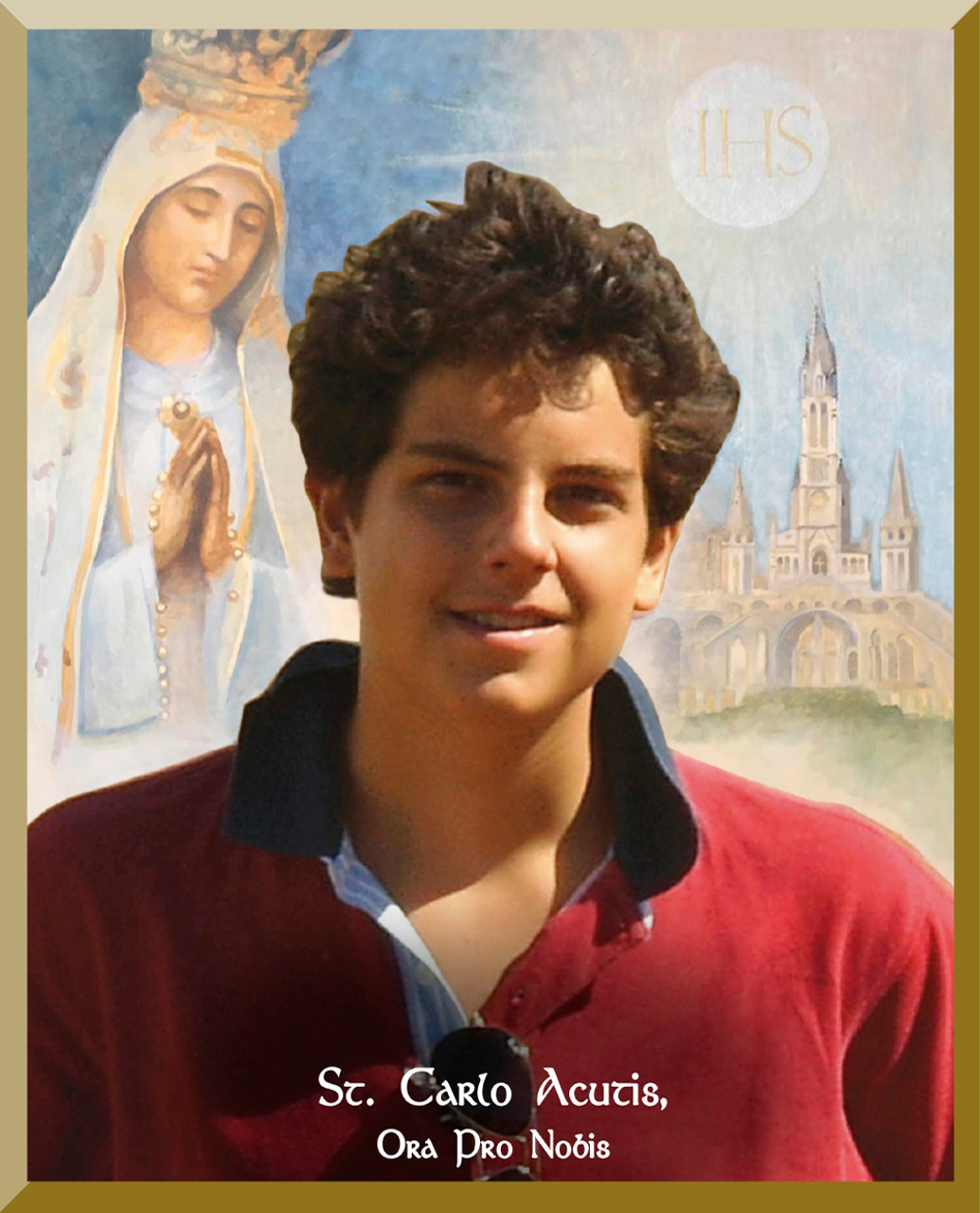 St. Carlo Acutis Wall Plaque - Catholic to the Max - Online Catholic Store