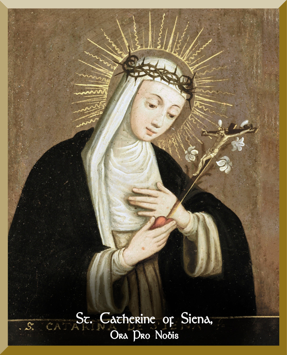 St. Catherine of Siena Wall Plaque - Catholic to the Max - Online ...