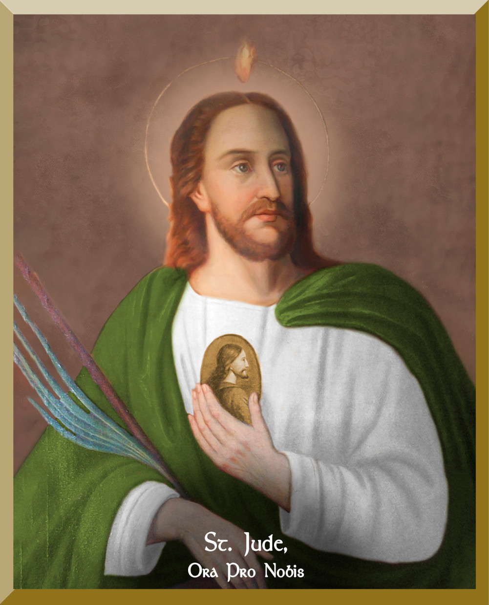 St. Jude Wall Plaque - Catholic to the Max - Online Catholic Store