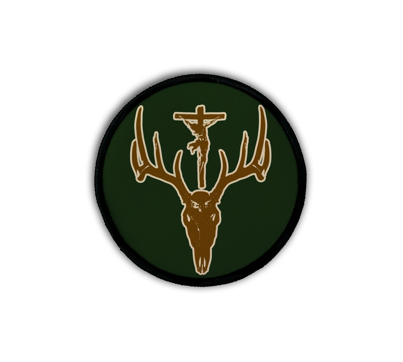 St. Hubert Circle Iron-On Patch 1 - Catholic to the Max - Online ...
