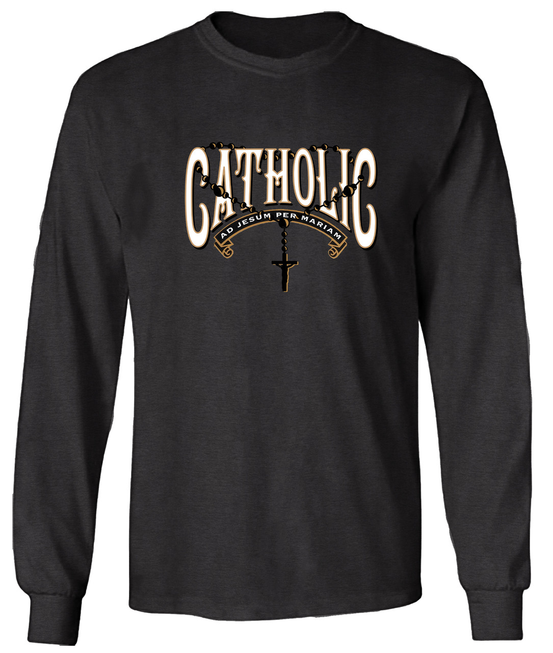Catholic Rosary Long Sleeved T-Shirt