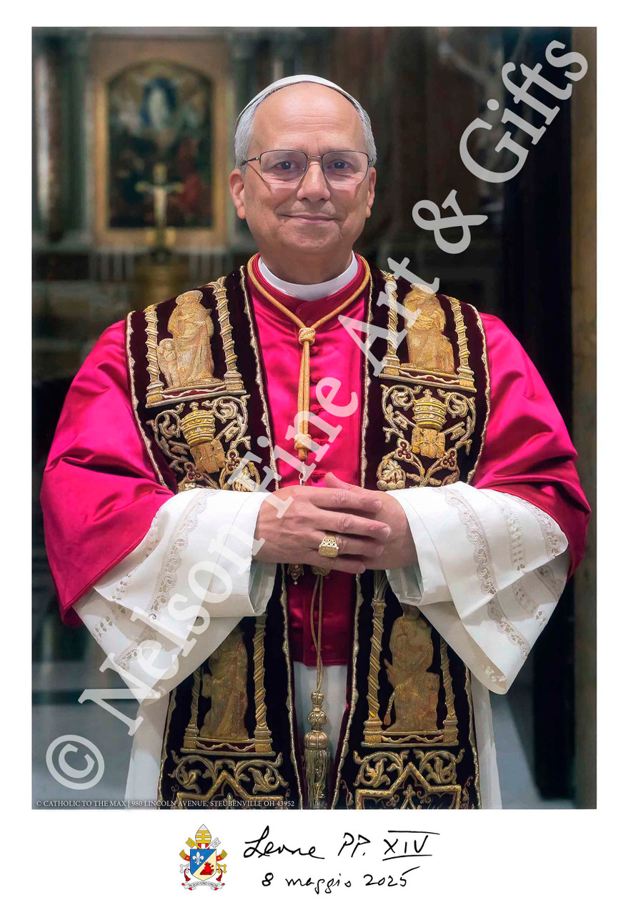 Pope Leo XIV Official Portrait Classroom Poster - Catholic to the Max ...