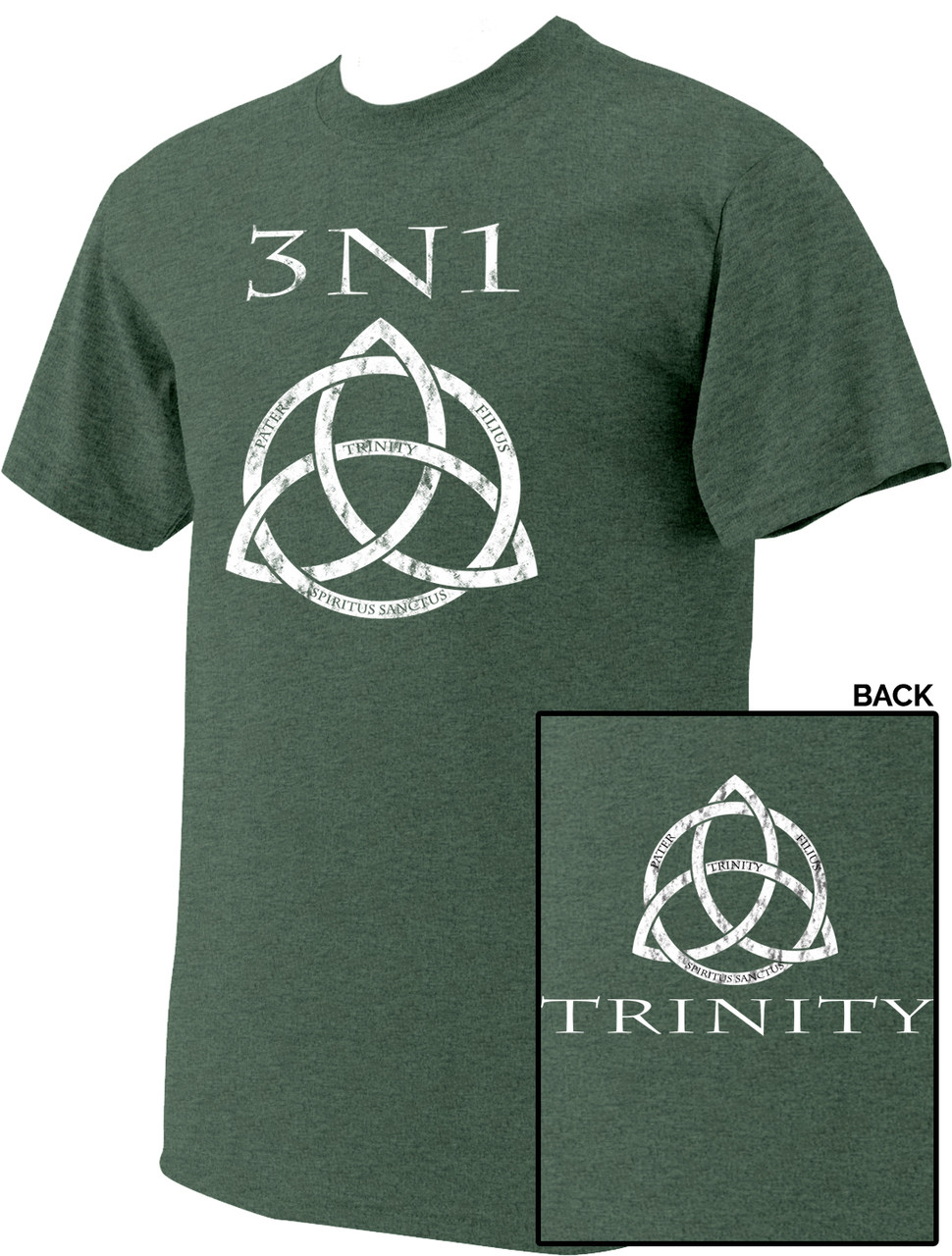 3N1 Trinity T-Shirt - Catholic to the Max - Online Catholic Store