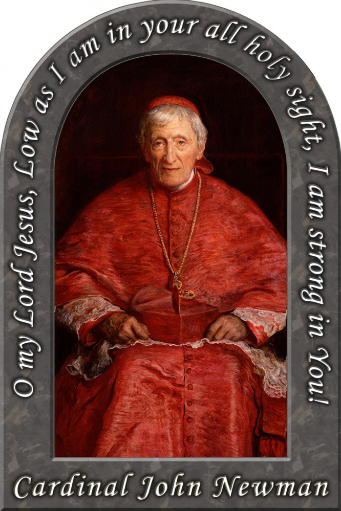 St. John Newman Prayer Arched Magnet - Catholic to the Max - Online ...