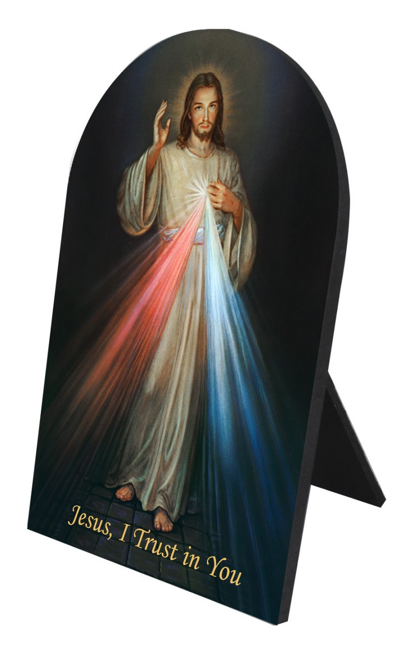 Divine Mercy Arched Desk Plaque - Catholic to the Max - Online Catholic ...