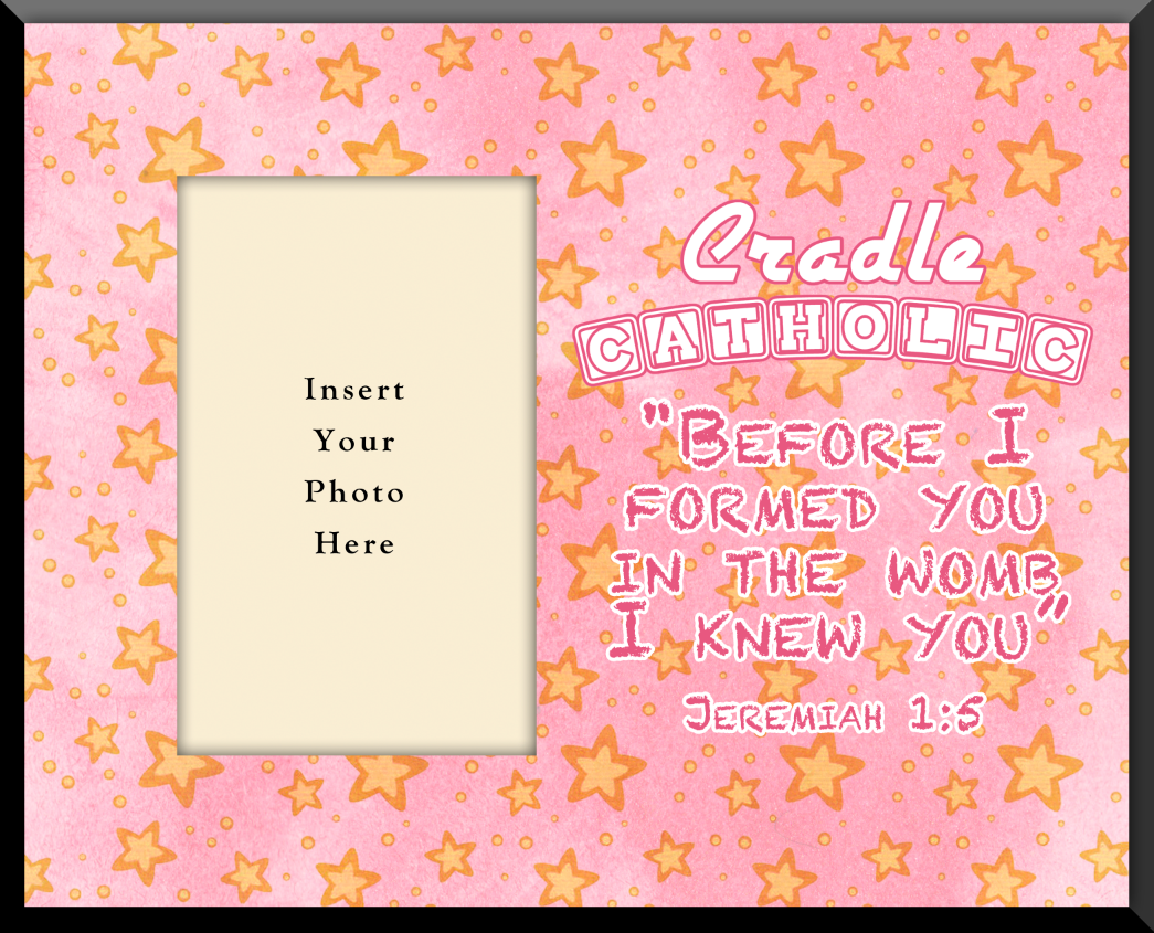 Cradle Catholic Pink Photo Frame - Catholic to the Max - Online ...