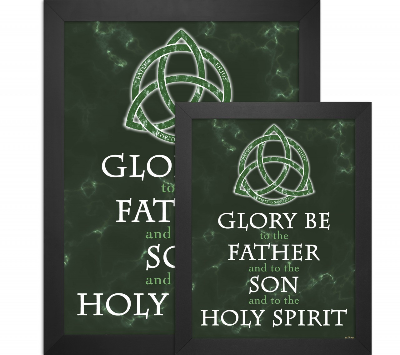 Trinity Glory Be Poster - Catholic to the Max - Online Catholic Store