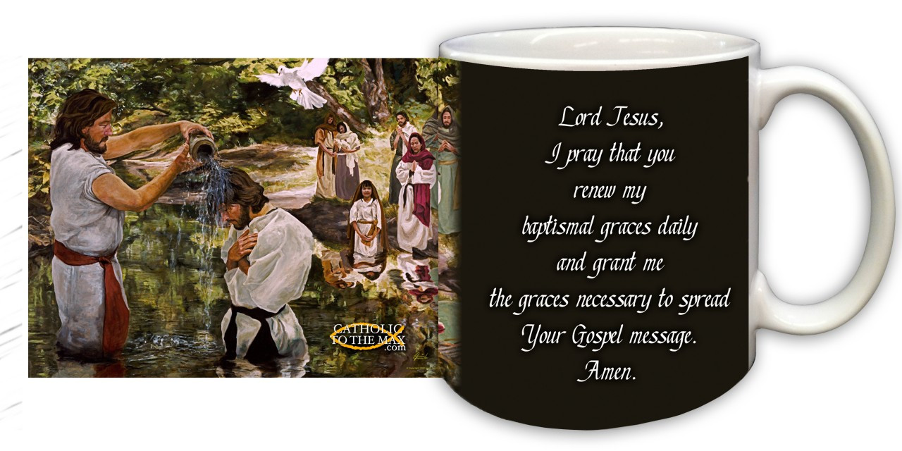 Baptism of Jesus Mug - Catholic to the Max - Online Catholic Store
