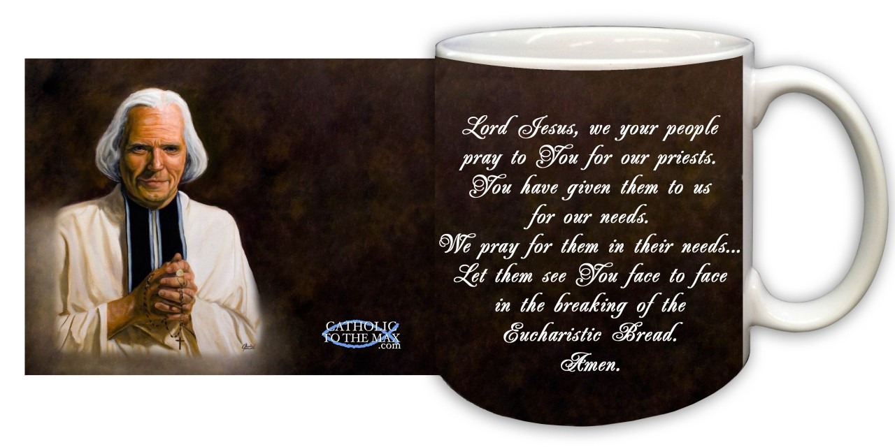 Prayer for Priests Mug - Catholic to the Max - Online Catholic Store