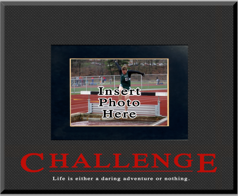 "Challenge" Picture Frame - Catholic to the Max - Online Catholic Store