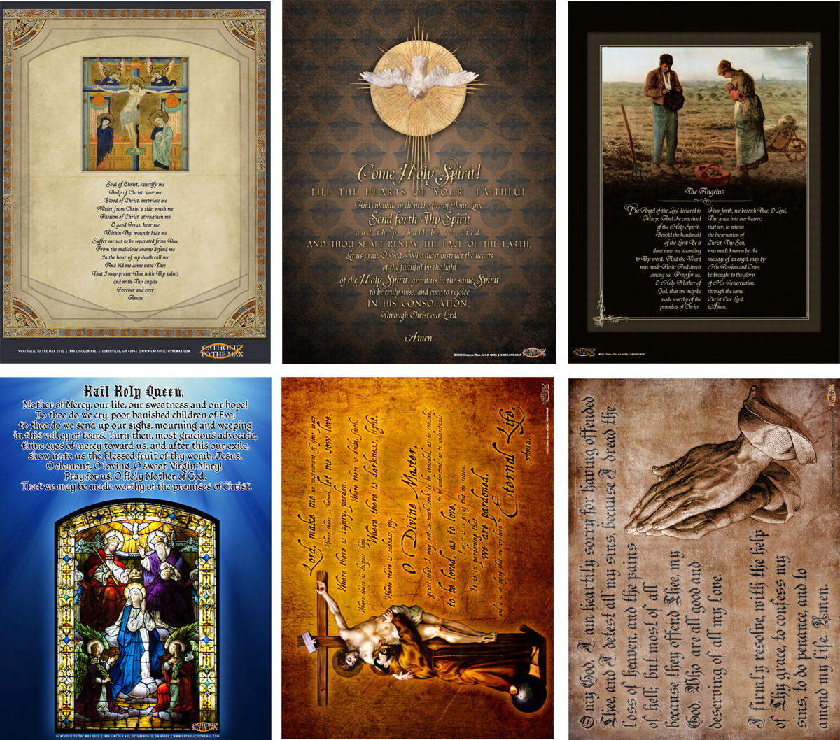 Common Prayers Poster Value Pack - Catholic to the Max - Online ...