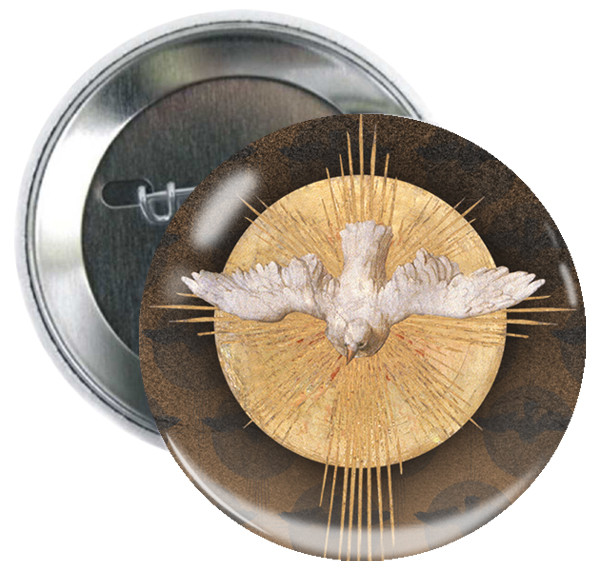 Holy Spirit Button - Catholic to the Max - Online Catholic Store