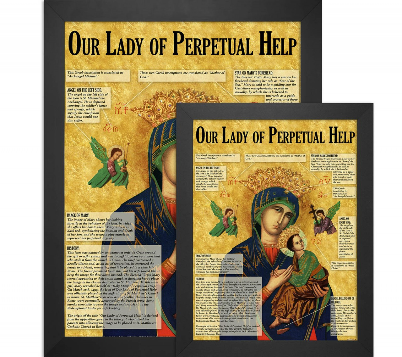 Mother of Perpetual Help Explained Poster - Catholic to the Max ...