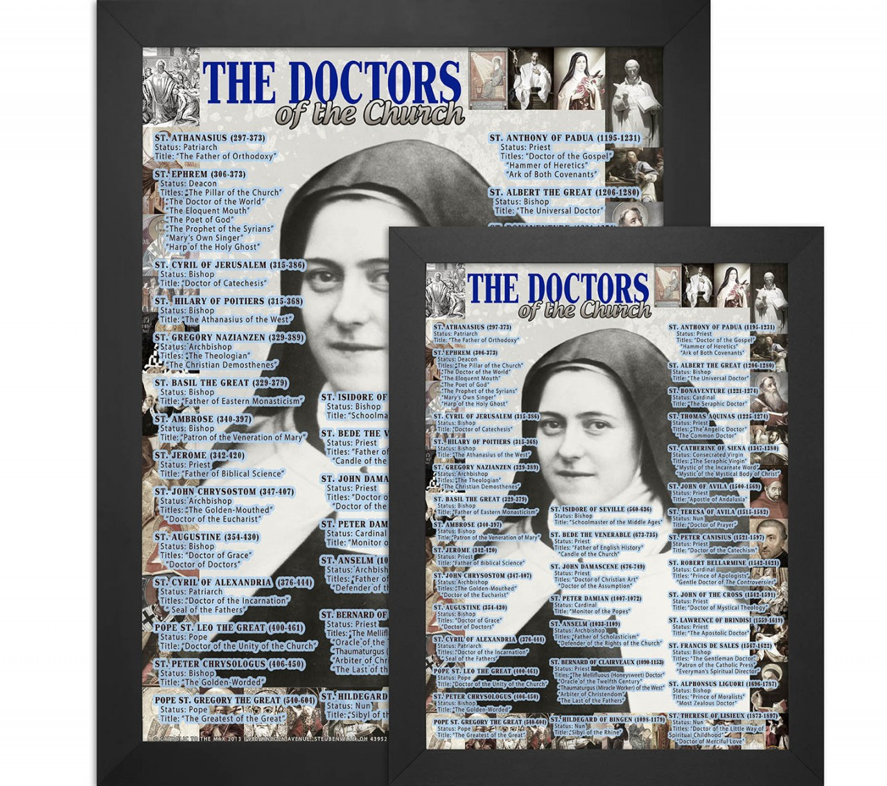 The Doctors of the Church Poster - Catholic to the Max - Online ...
