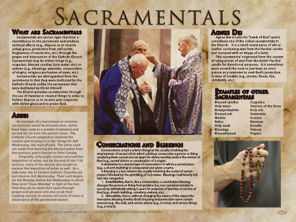 Sacramentals Explained Poster - Catholic to the Max - Online Catholic Store