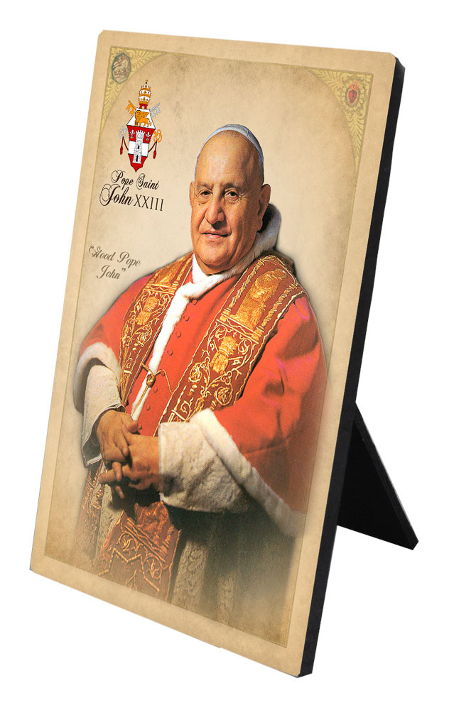 Pope St. John XXIII Commemorative Desk Plaque
