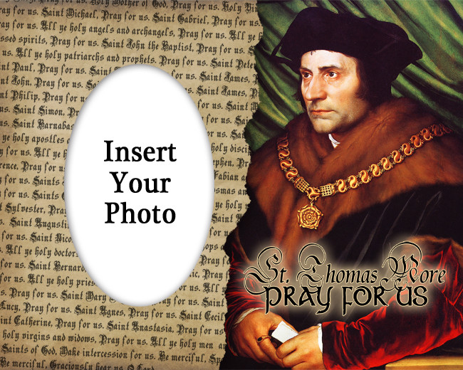 St. Thomas More Photo Frame - Catholic to the Max - Online Catholic Store