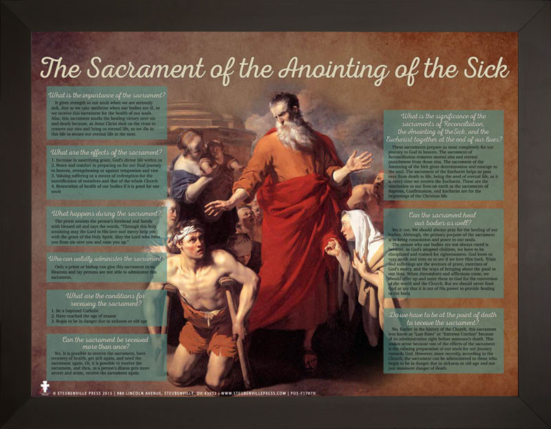 Anointing of the Sick Explained Poster - Catholic to the Max - Online ...