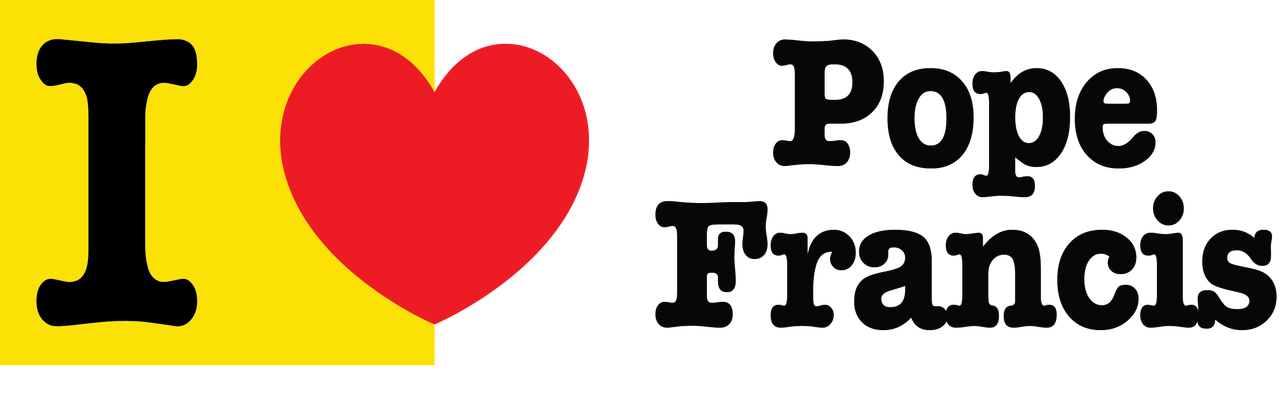 I Love Pope Francis Bumper Sticker - Catholic to the Max - Online ...