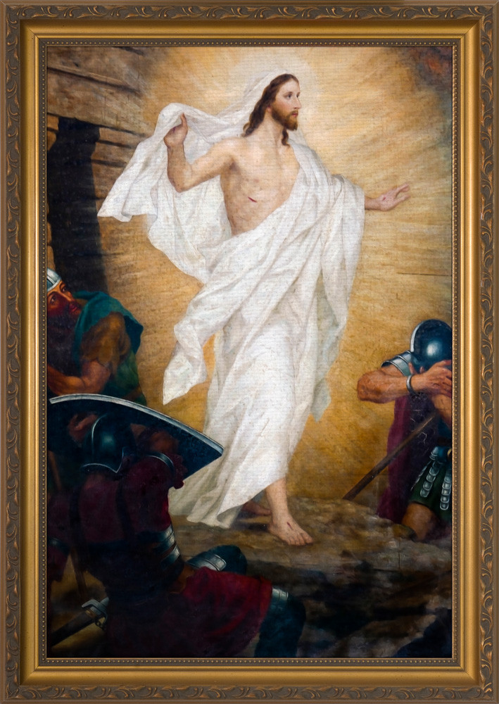 The Resurrection - Gold Framed Art - Catholic to the Max - Online ...