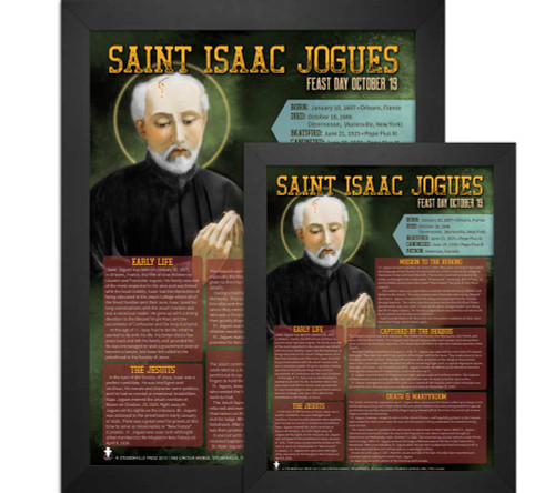 St. Isaac Jogues Saints Explained Poster