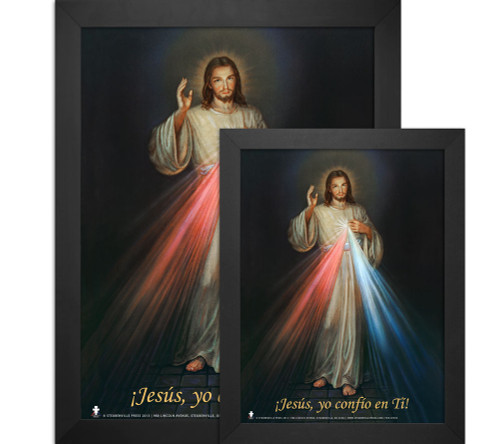 Spanish Divine Mercy Poster - Catholic to the Max - Online Catholic Store