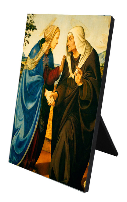 Visitation of Mary and Elizabeth Framed Art - Catholic to the Max ...
