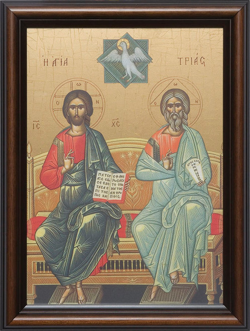 Trinity Icon Framed - Catholic to the Max - Online Catholic Store