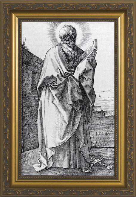 St. Paul by Caravaggio Framed Art - Catholic to the Max - Online ...
