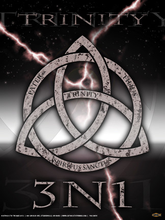 Trinity 3N1 Poster - Catholic to the Max - Online Catholic Store