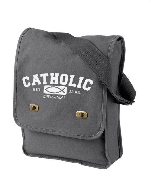 Catholic Original Canvas Messenger Bag