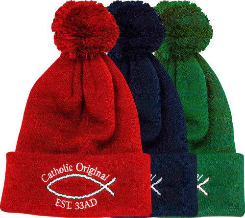Catholic Beanies, Toboggans, Knit Hats