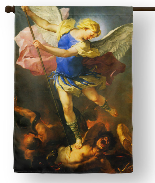 St. Michael by Giordano Outdoor Garden Flag - Catholic to the Max ...