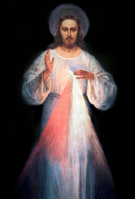 Divine Mercy Vilnius Original Indoor Outdoor Aluminum Print - Catholic ...