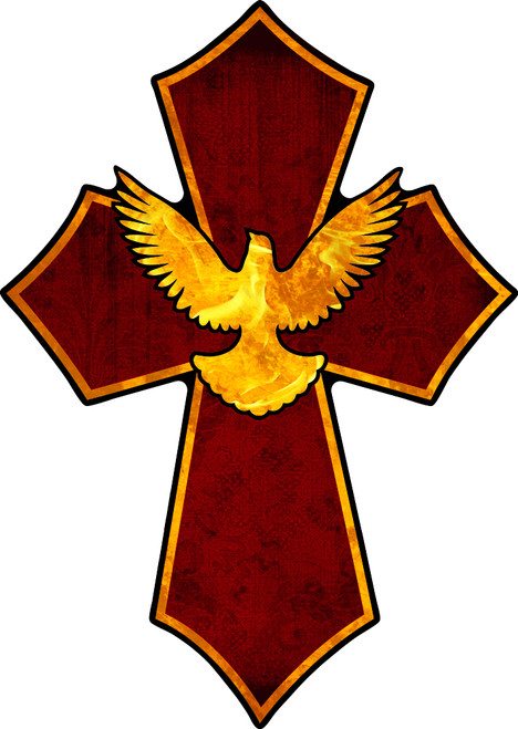 Holy Spirit Cross - Catholic to the Max - Online Catholic Store