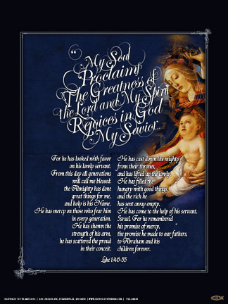 Madonna of the Magnificat Poster - Catholic to the Max - Online ...