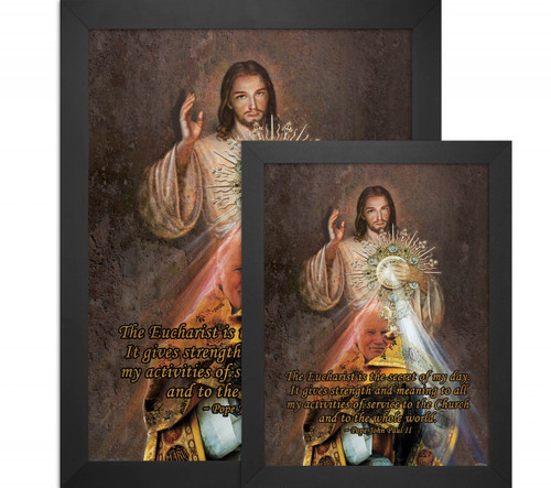 John Paul II Divine Mercy Poster - Catholic to the Max - Online ...