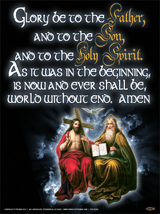 Trinity & Glory Be Poster - Catholic to the Max - Online Catholic Store