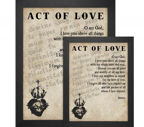 Act of Love Poster - Catholic to the Max - Online Catholic Store