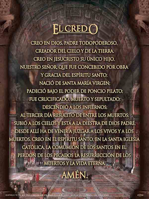 Apostles' Creed Poster - Catholic to the Max - Online Catholic Store
