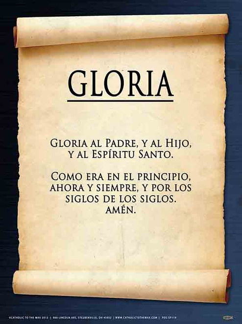 Spanish The Lord's Prayer Poster - Catholic to the Max - Online ...