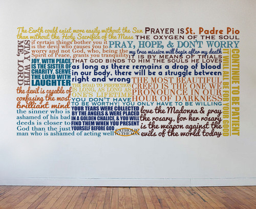 Padre Pio Quote Poster