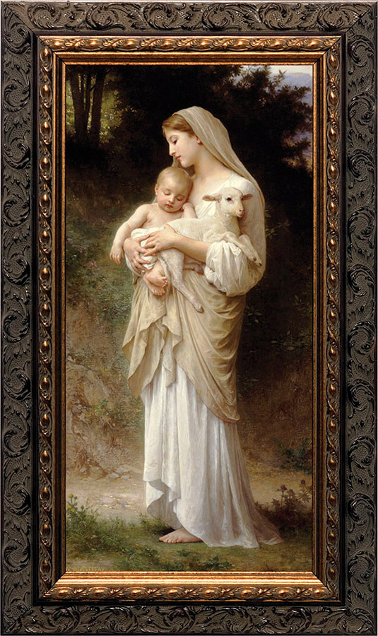 L'Innocence - Ornate Dark Framed Art - Catholic to the Max - Online ...