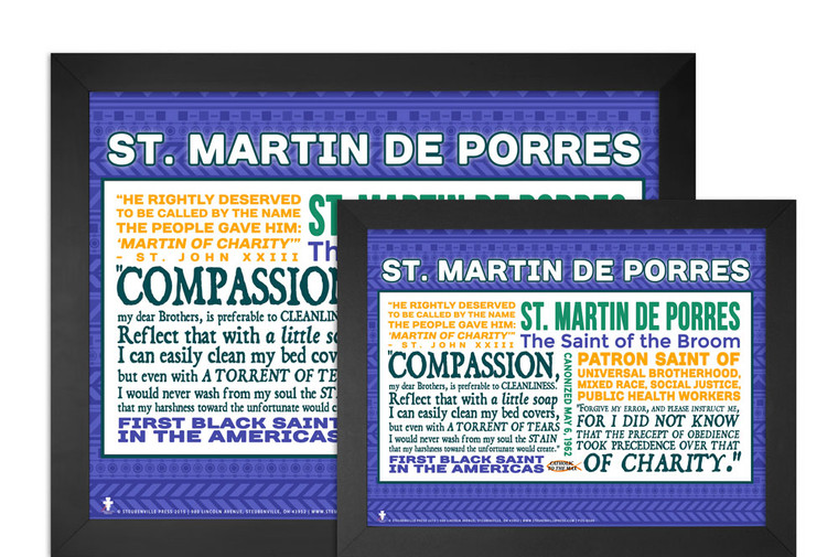 Saint Martin de Porres Quote Poster - Catholic to the Max - Online ...