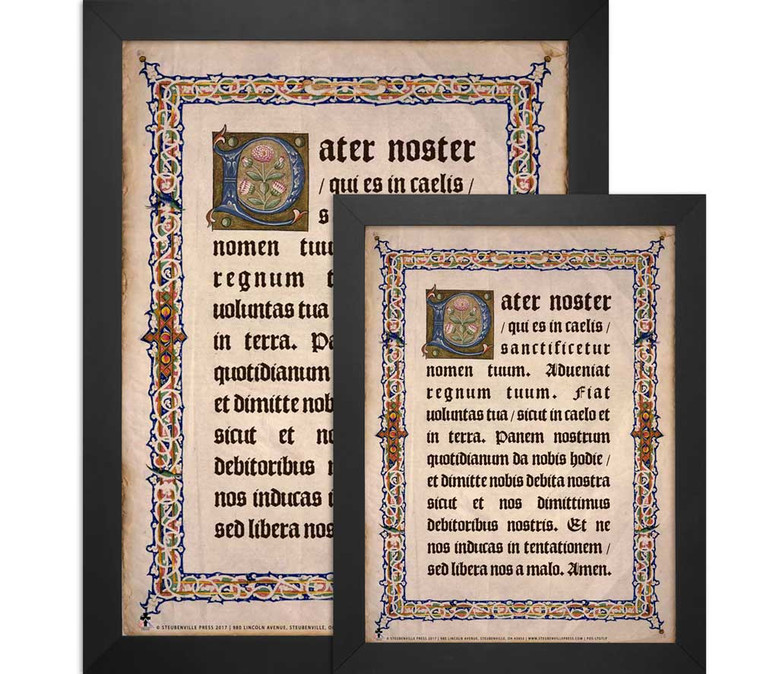 Latin Our Father Poster