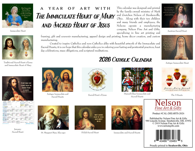 Catholic Liturgical Calendar 2026: Sacred and Immaculate Hearts
