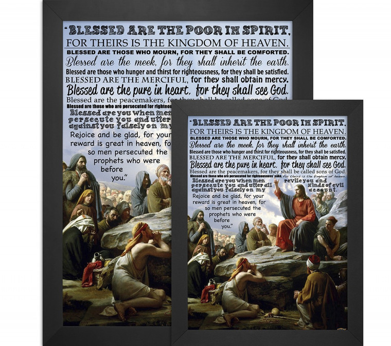 Beatitudes Poster - Catholic to the Max - Online Catholic Store