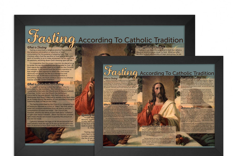 Fasting According to Catholic Tradition (Faith Explained) Poster ...
